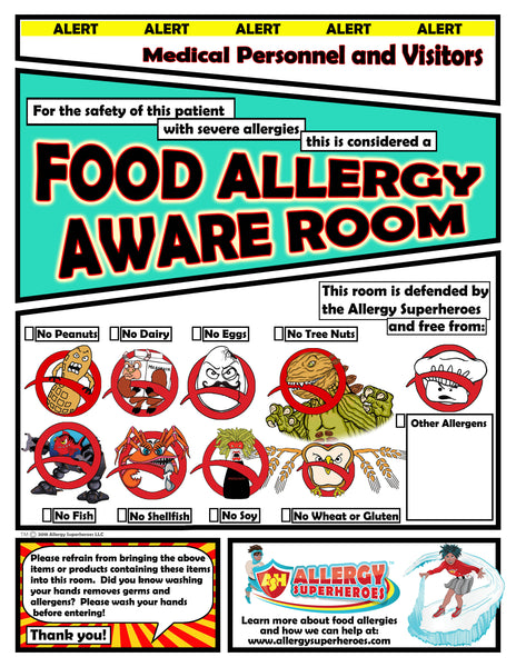 Food Allergy Awareness Poster If Your Colleague Has A Food Allergy