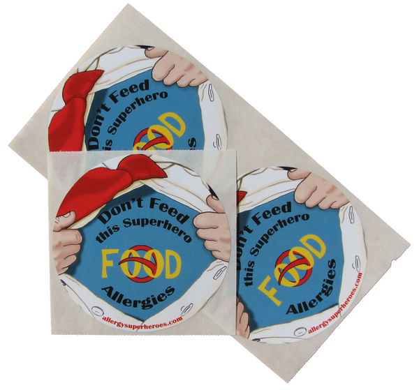 Food Allergy Superhero Boy Sticker – Allergy Superheroes