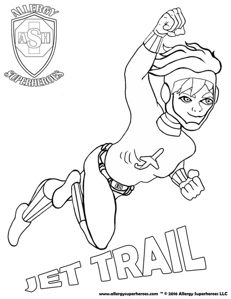 superhero yellow jacket coloring pages